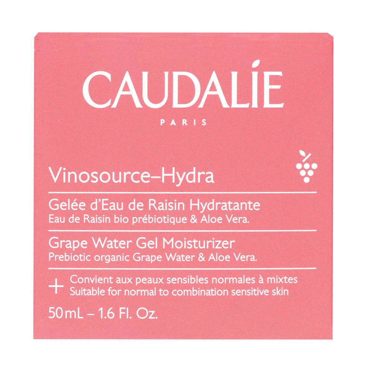 Vinosource Hydra gelée d'eau de raisin hydratante 50ml