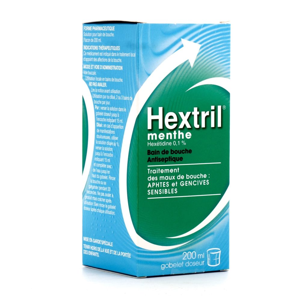 HEXTRIL 0,1% MENTHE BAIN BOUCHE 200ML - Ma Pharma