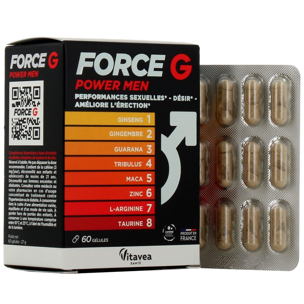 Force G Power Men 60 gélules : Booster vos performances sexuelles