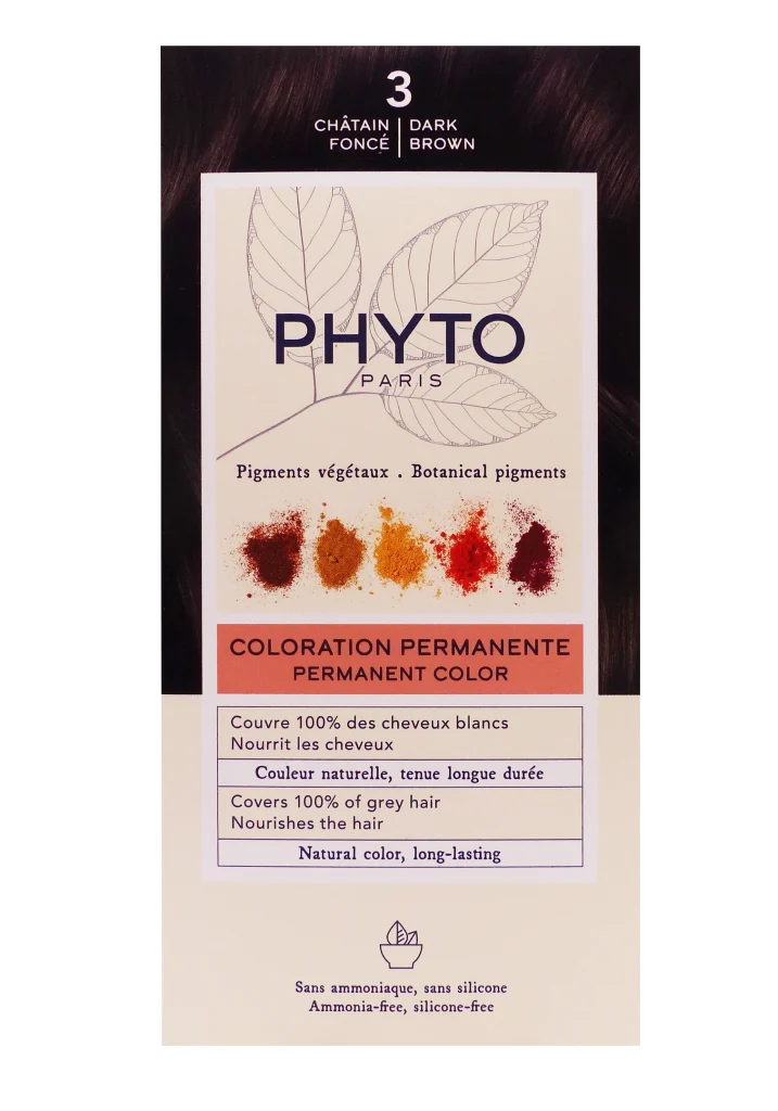 PHYTO KIT COLORATION 3 CHÂTAIN FONCE - Ma Pharma