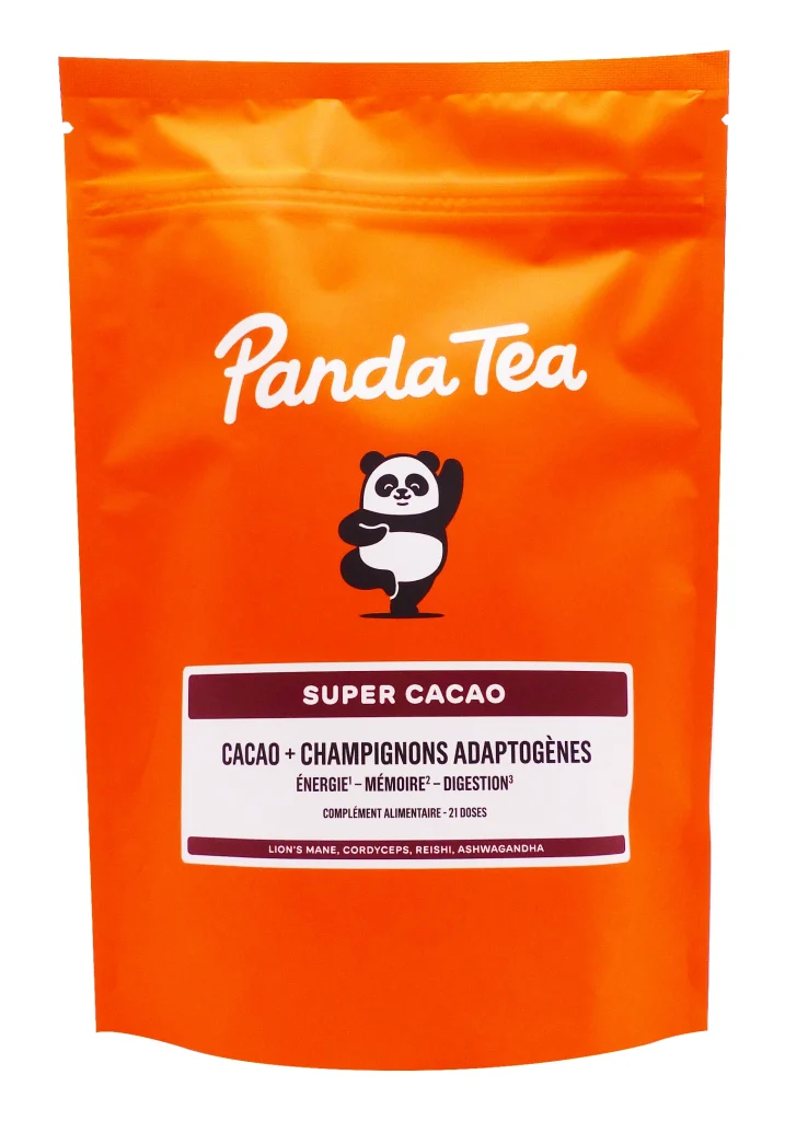 Panda Tea Super Cacao vrac energie mémoire digestion 115,5g